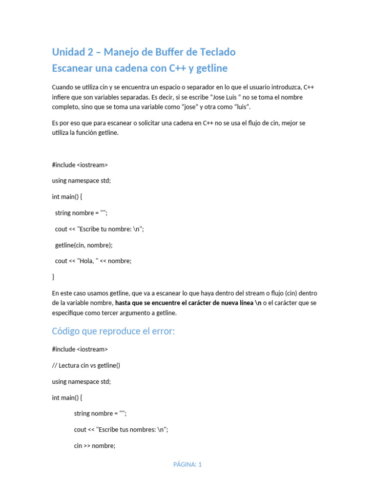 Cin Getline Pdf