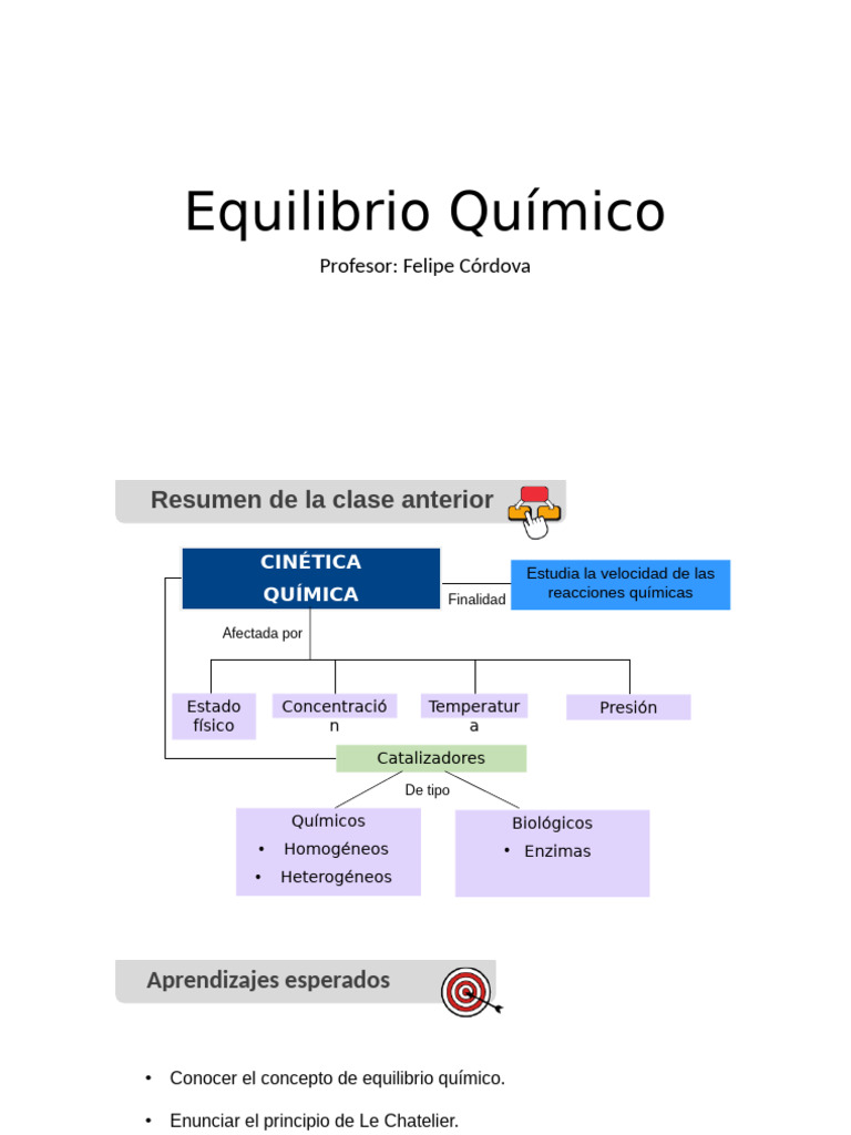 Equilibrio Químico | PDF