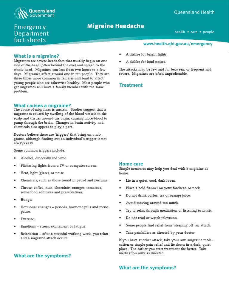 Ed-Migraine Headache | PDF