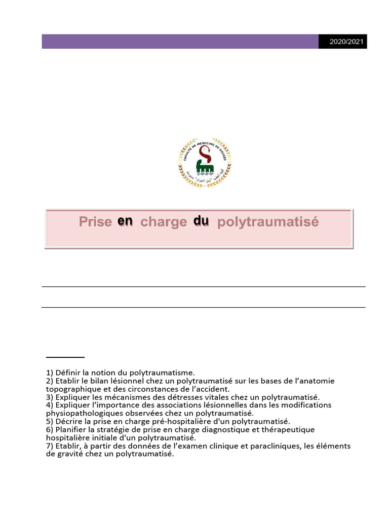 Polytraumatisme | PDF
