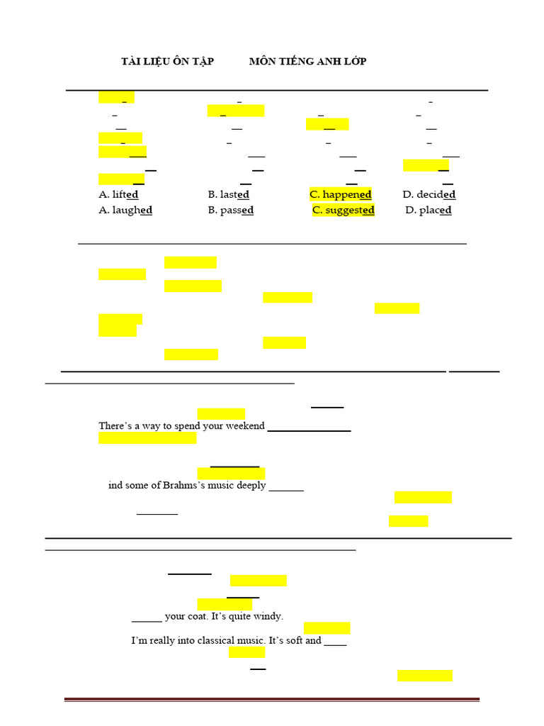 NBK E10-TÀI LIỆU ÔN TẬP GHKI (24-25) - KEYS | PDF