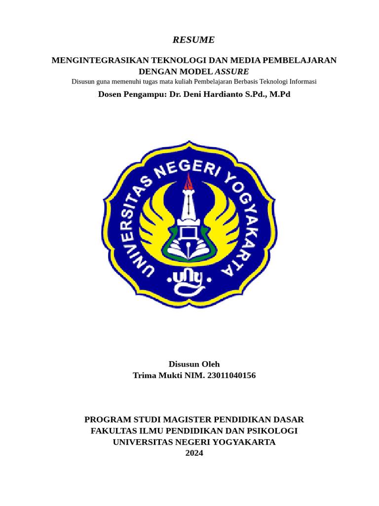 Tugas Resume 3 - Trima Mukti | PDF | Career & Growth