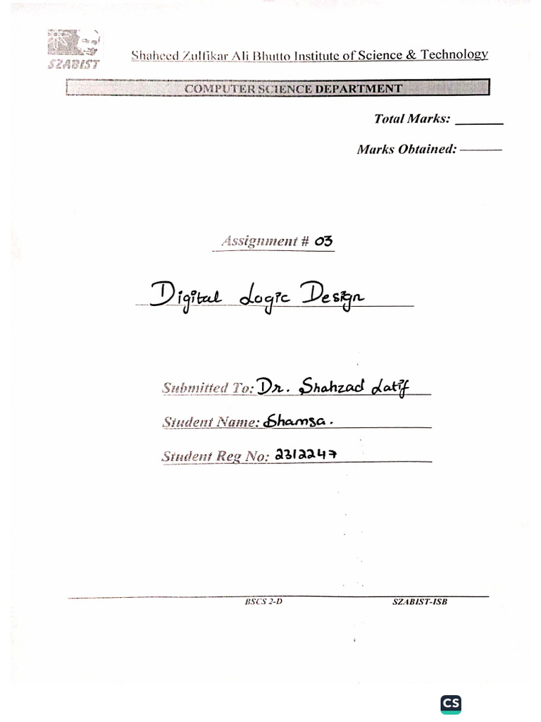 DLD 3 (Shamsa) | PDF