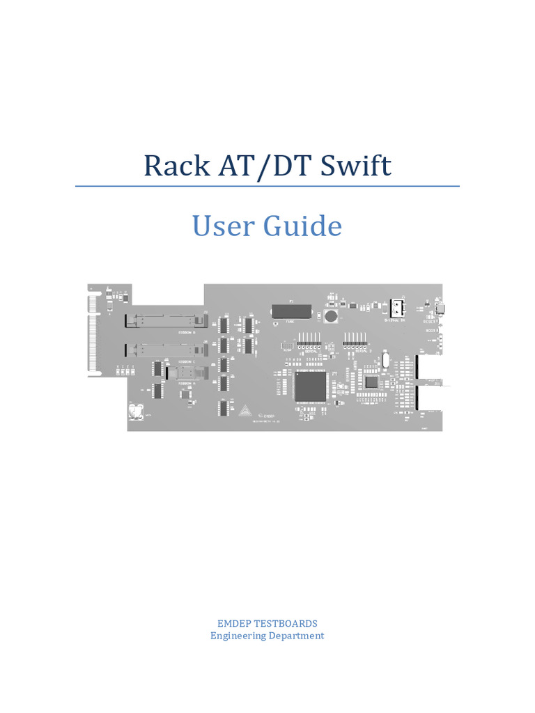 Rack at DT Swift Manual en V1.0 | PDF