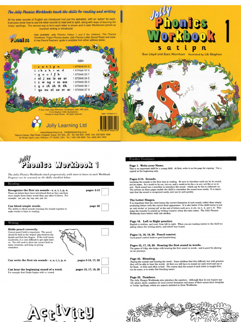Jolly Phonics Workbook 1 | PDF
