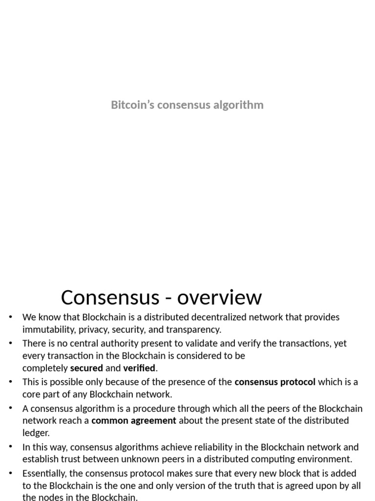 Consensus Problem | PDF