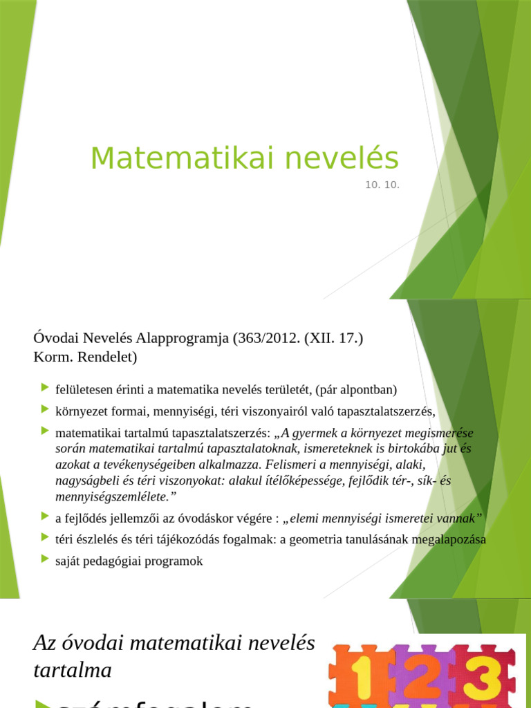 Matematikai Nevelã©s 2 | PDF