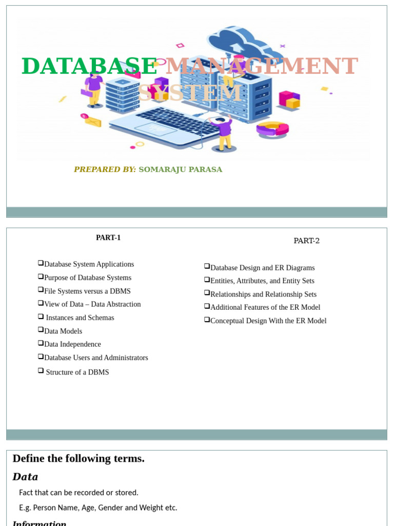 Dbms PPT Unit1 Part2 | PDF
