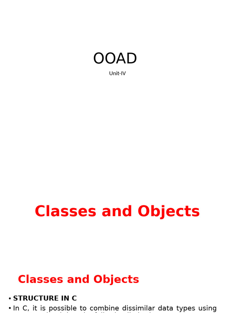 OOAD Unit 4 | PDF