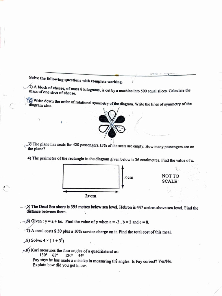 D19-20 First Term Maths Madhulata | PDF