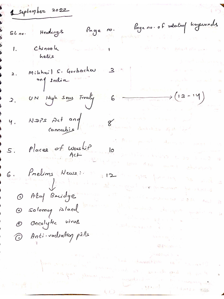 Model Notes 1st September | PDF