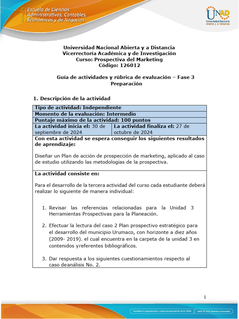 Guía de Actividades Unidad 3 y Formatos de Apoyo - Unidad 3 - Fase 3 ...