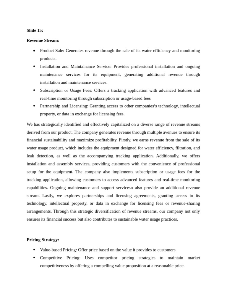 Business Model | PDF