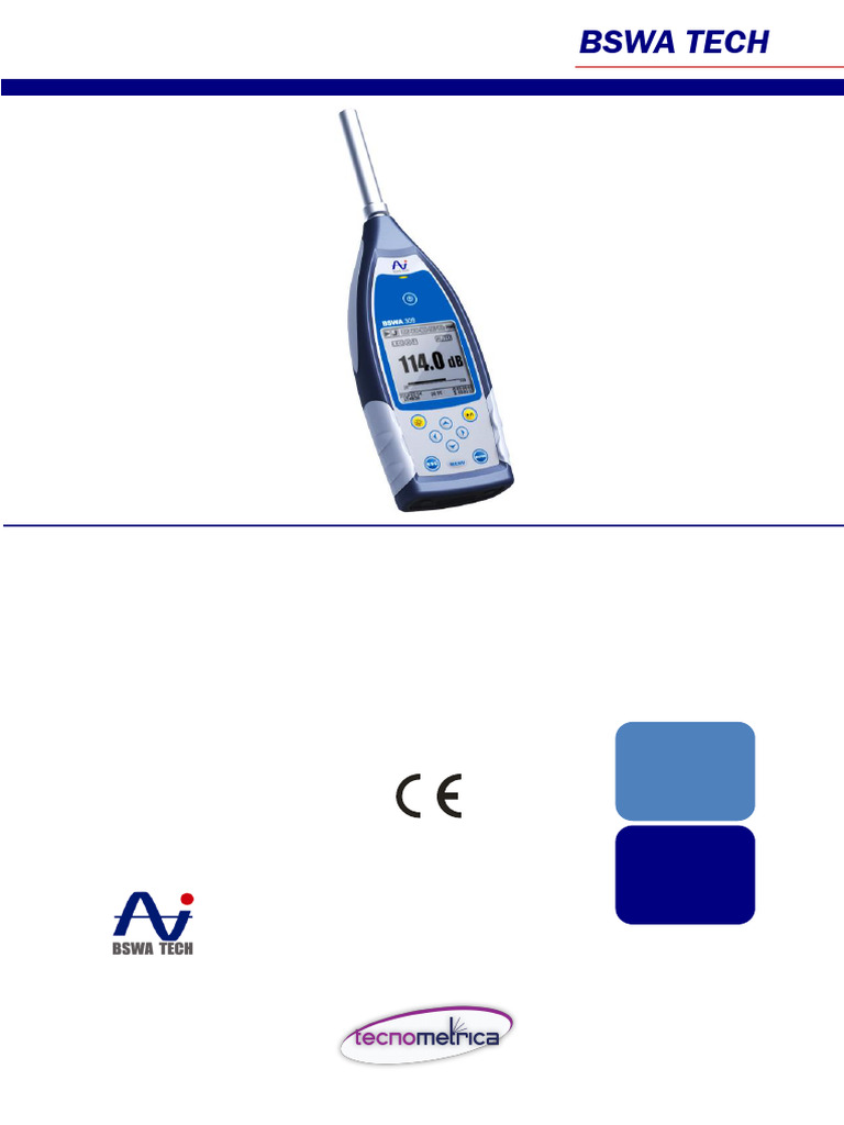 BSWA308 309 Manual v1.0 TECNOMETRICA | PDF