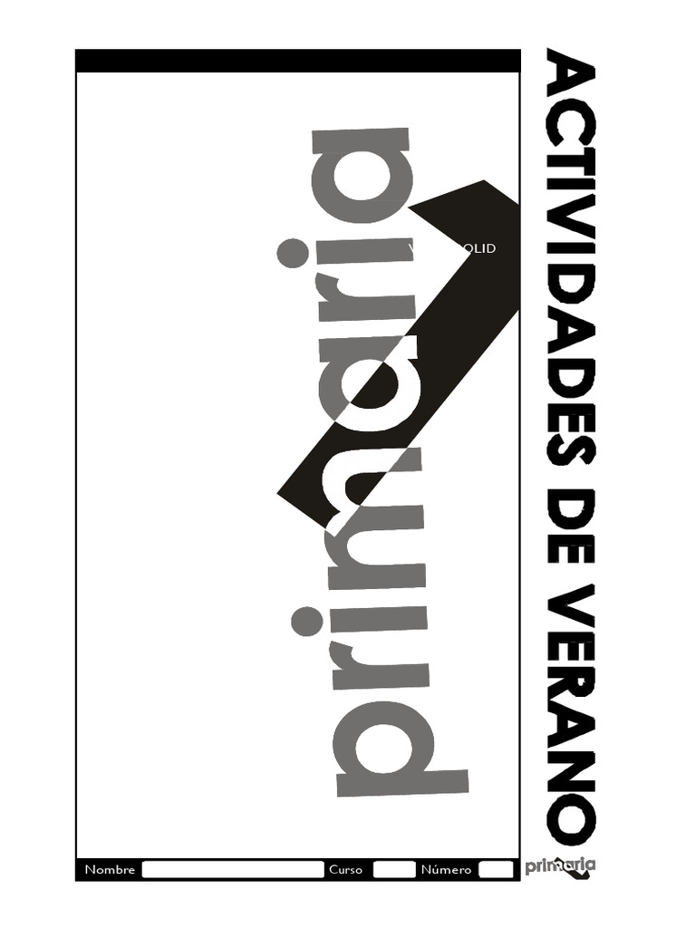 Actividades de Verano 1º Primaria | PDF