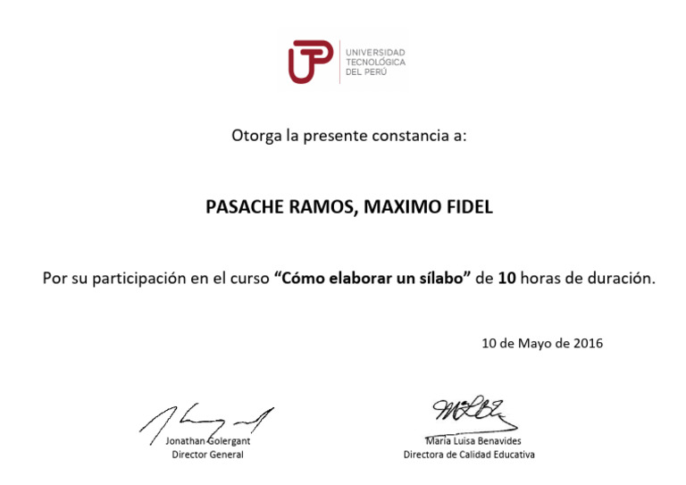 Pasache Ramos, Maximo Fidel | PDF