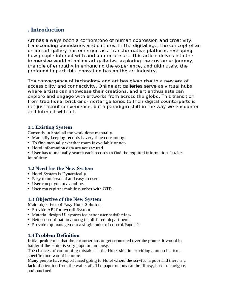 Web Documentation | PDF