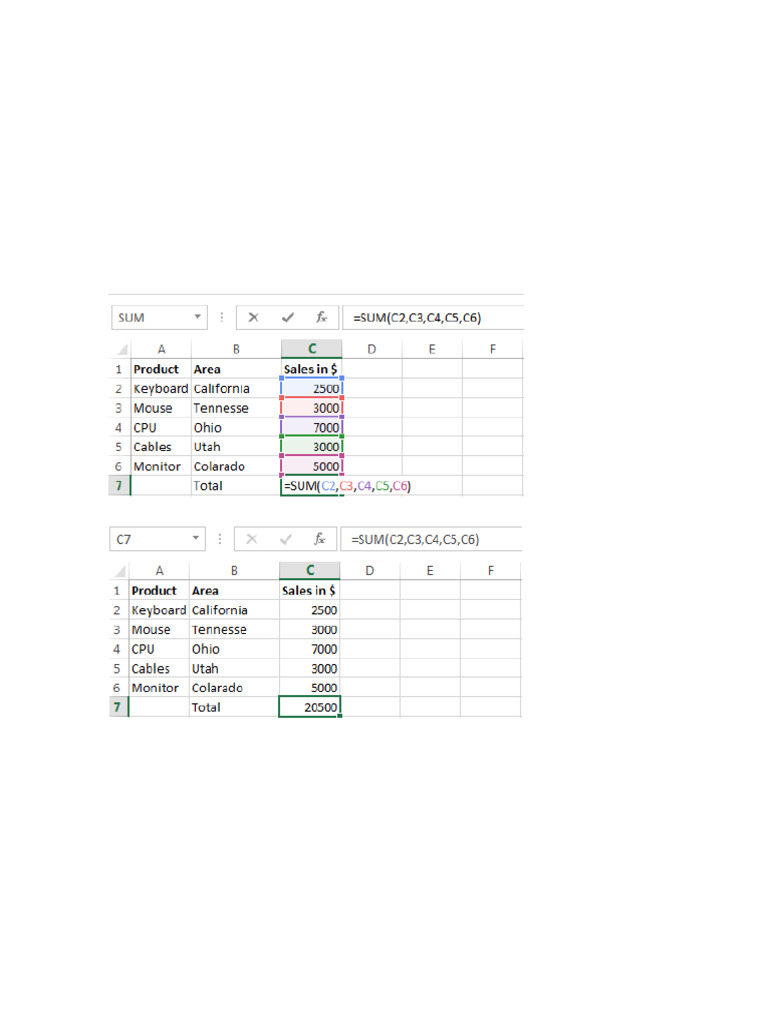 Excell Formula | PDF