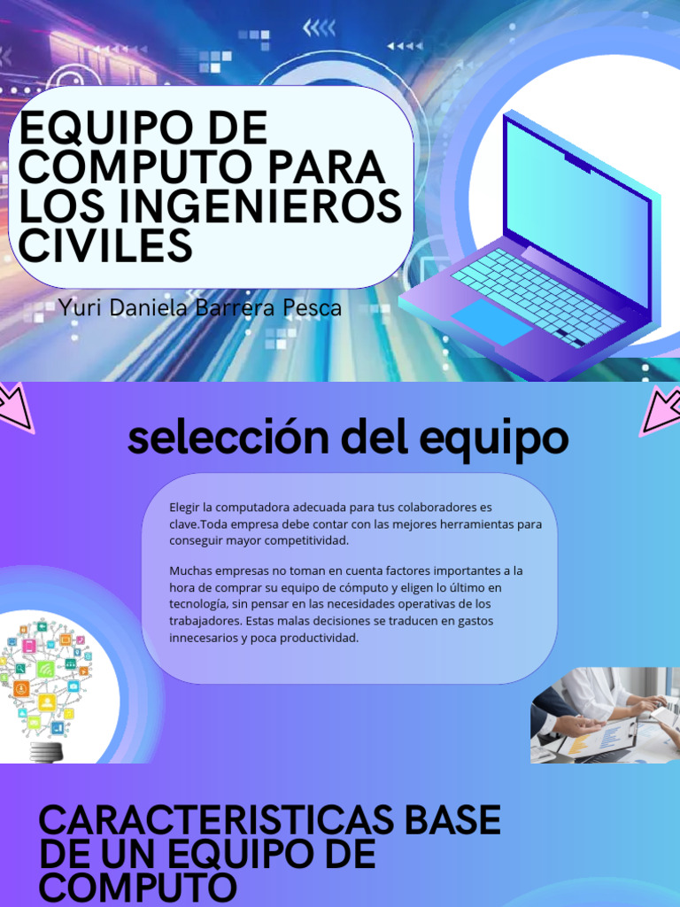 Equipo de Computo de Ingenieros Civiles | PDF