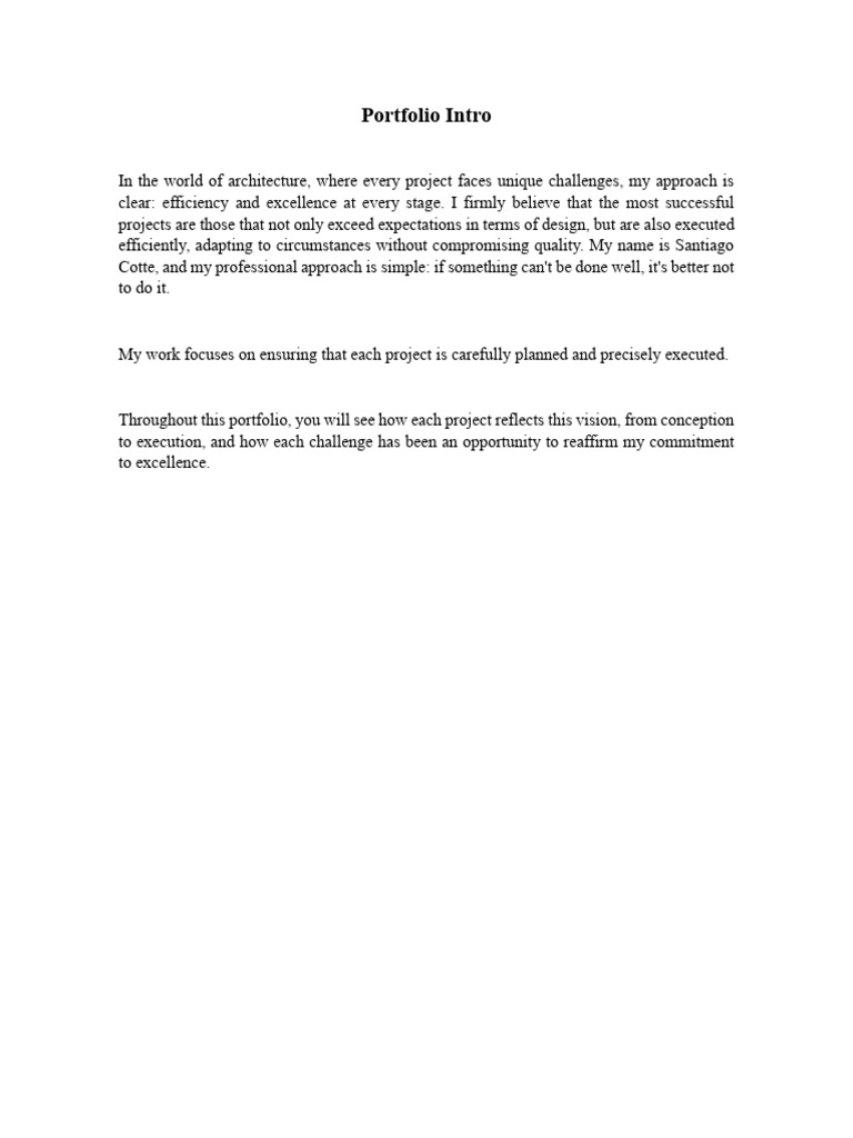 Portfolio Intro | PDF