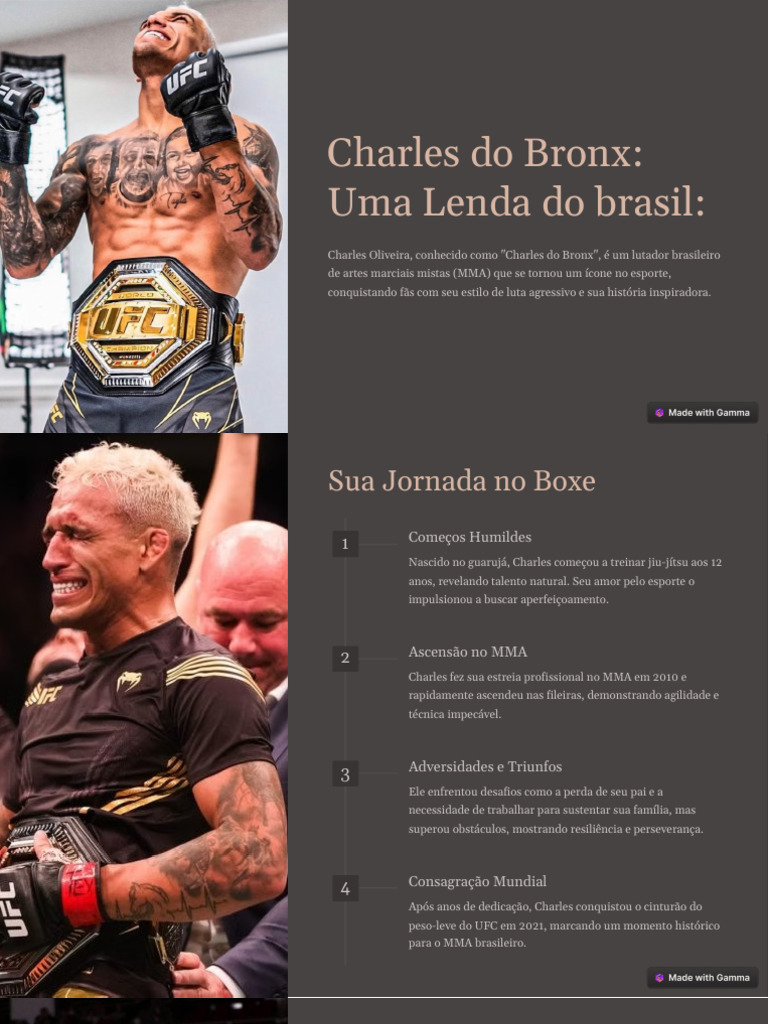 Charles Do Bronx Uma Lenda Do Brasil | PDF