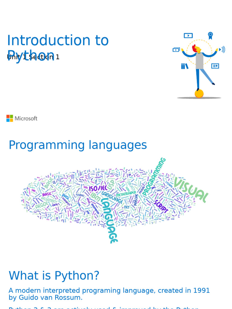Unit1 IntroPython | PDF