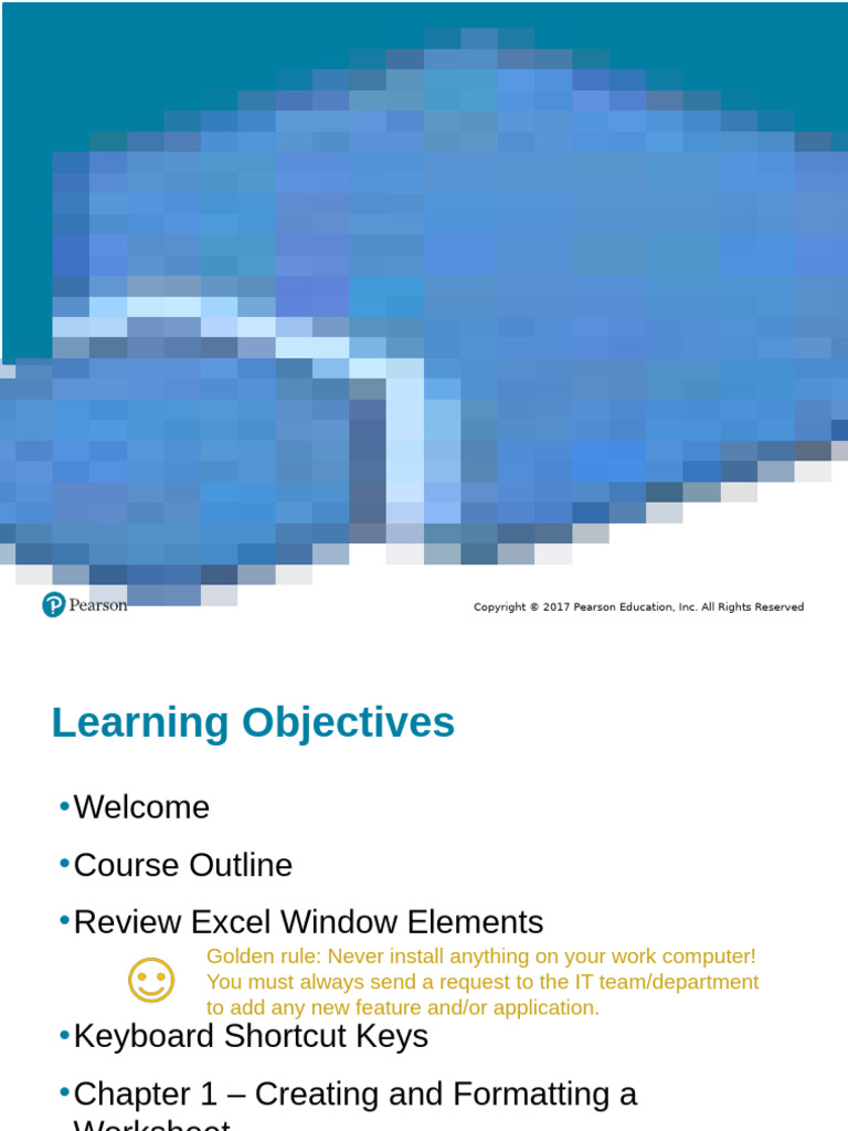 Class1 - Introduction To 410-920-VA - Fundamentals of Spreadsheets | PDF