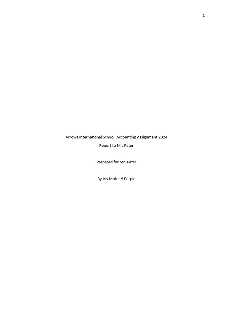 Account Assignment | PDF