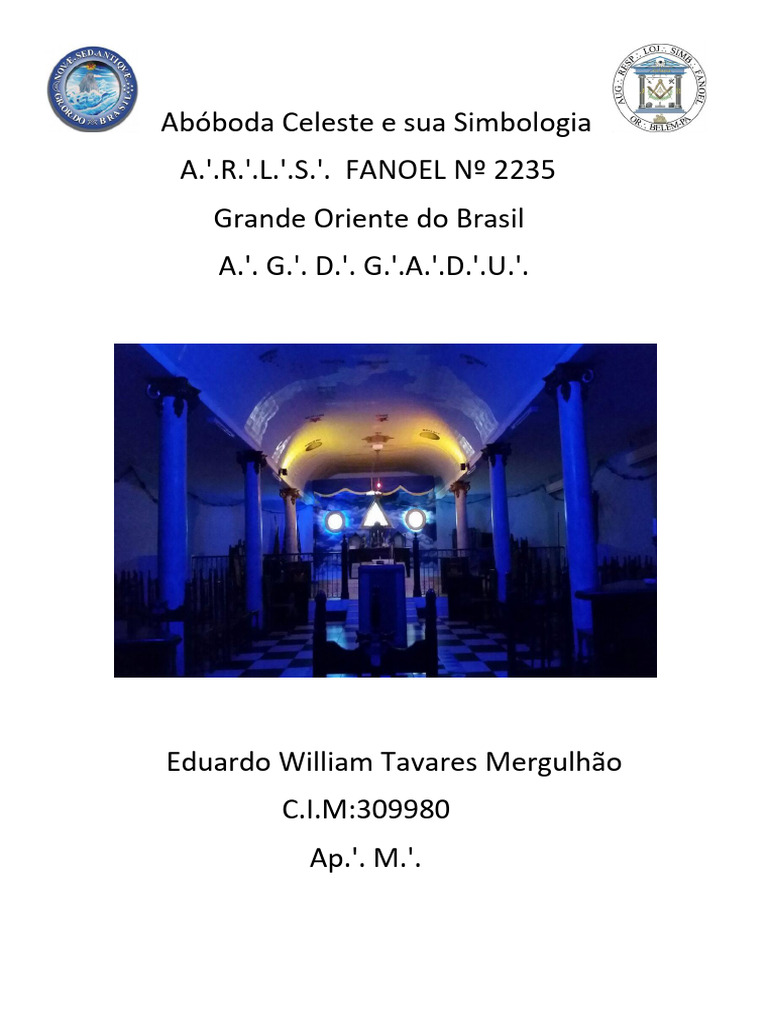 APR-0033 - Abóboda Celeste e Sua Simbologia - Eduardo William Tavares ...