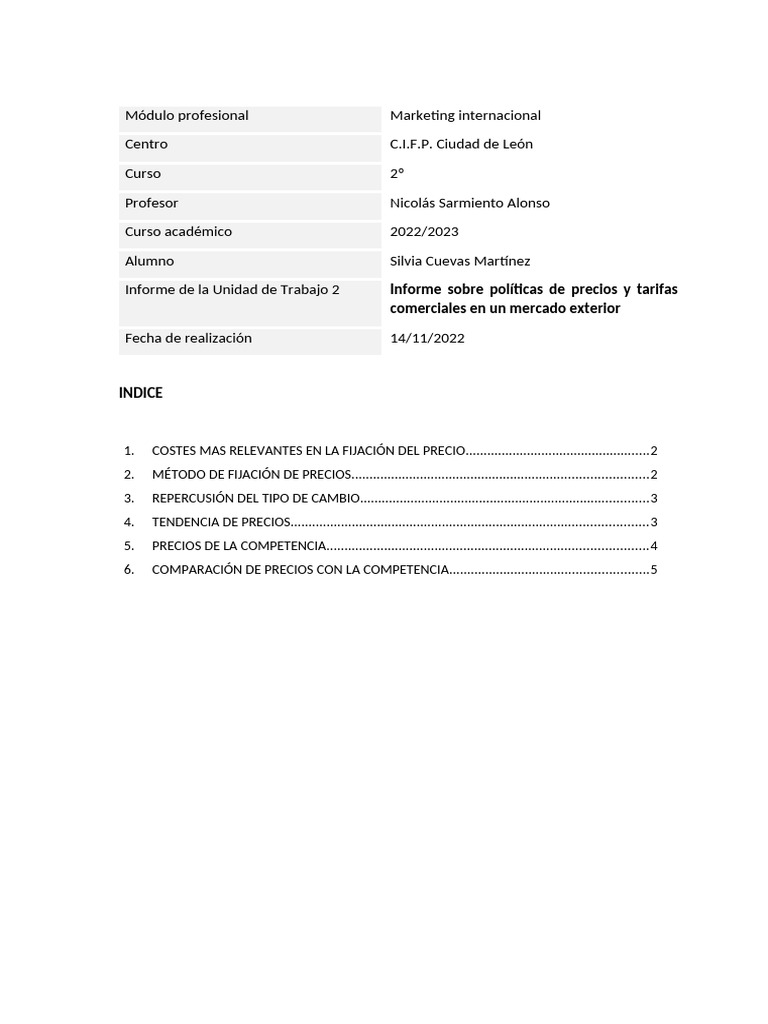 Tarea 2. Modelo | PDF