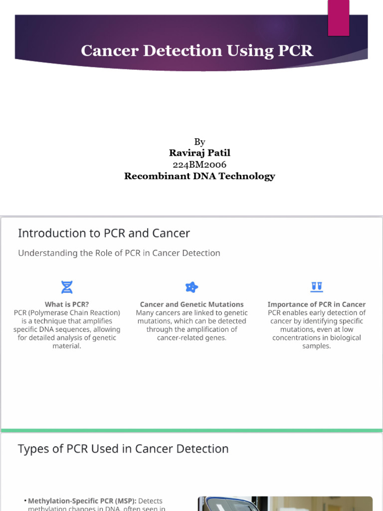Cancer PCR | PDF