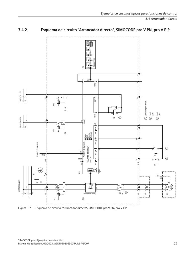 SIMOCODE Pro - Ejemplos de Aplicación | PDF