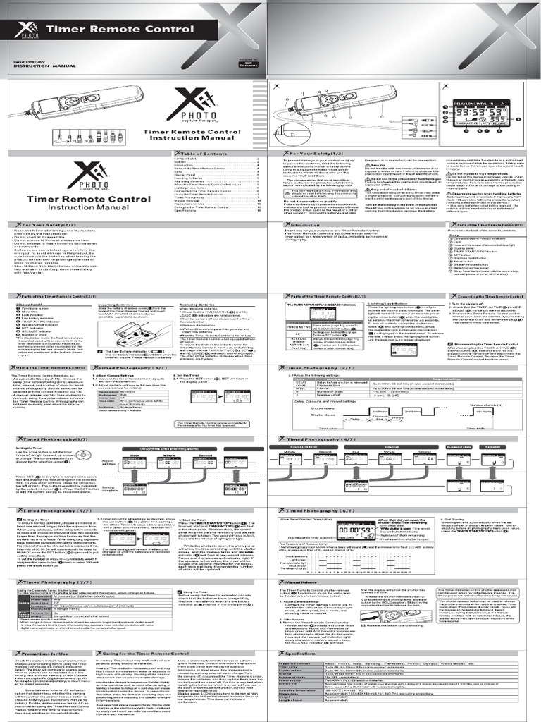 Photo Capture The Spot Timer Photo | PDF