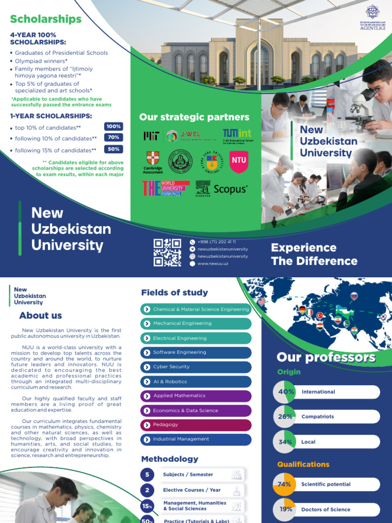 New Uzbekistan University Brochure | PDF