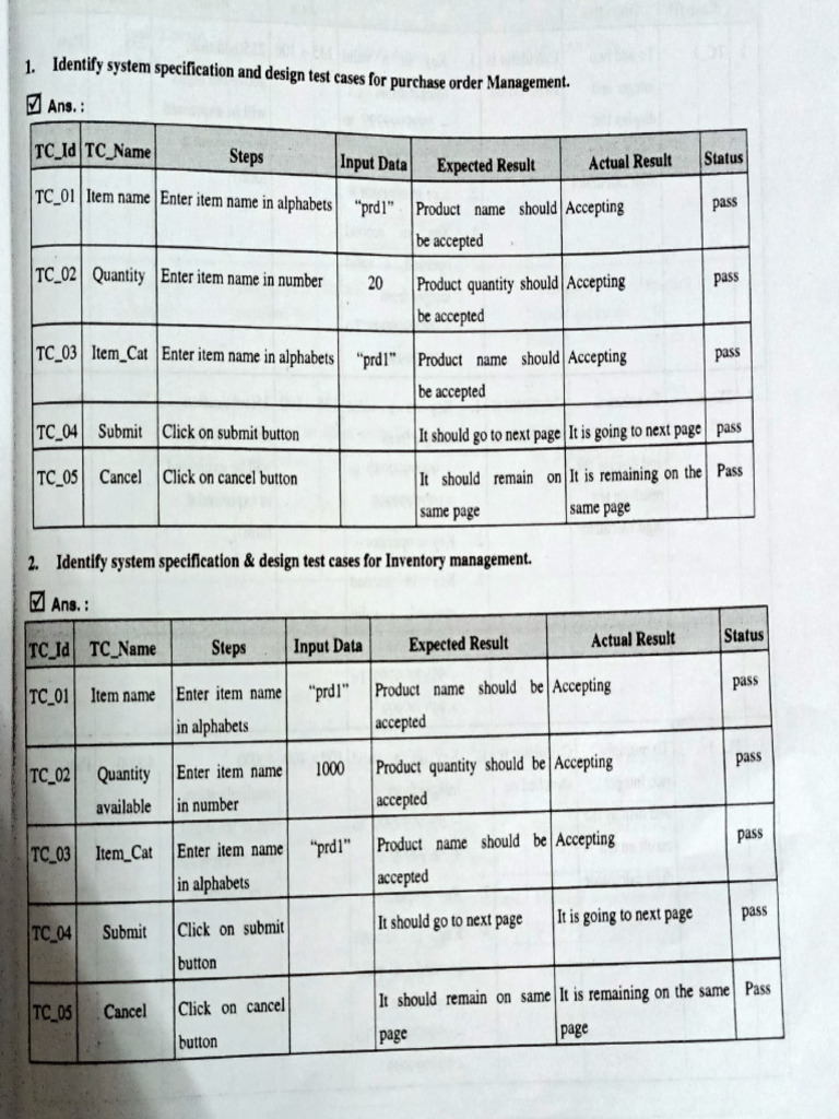 Test Cases, Test Plan, Defect Plan | PDF | Arithmetic | Software ...