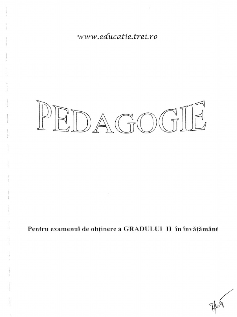 Pedagogie Pdf