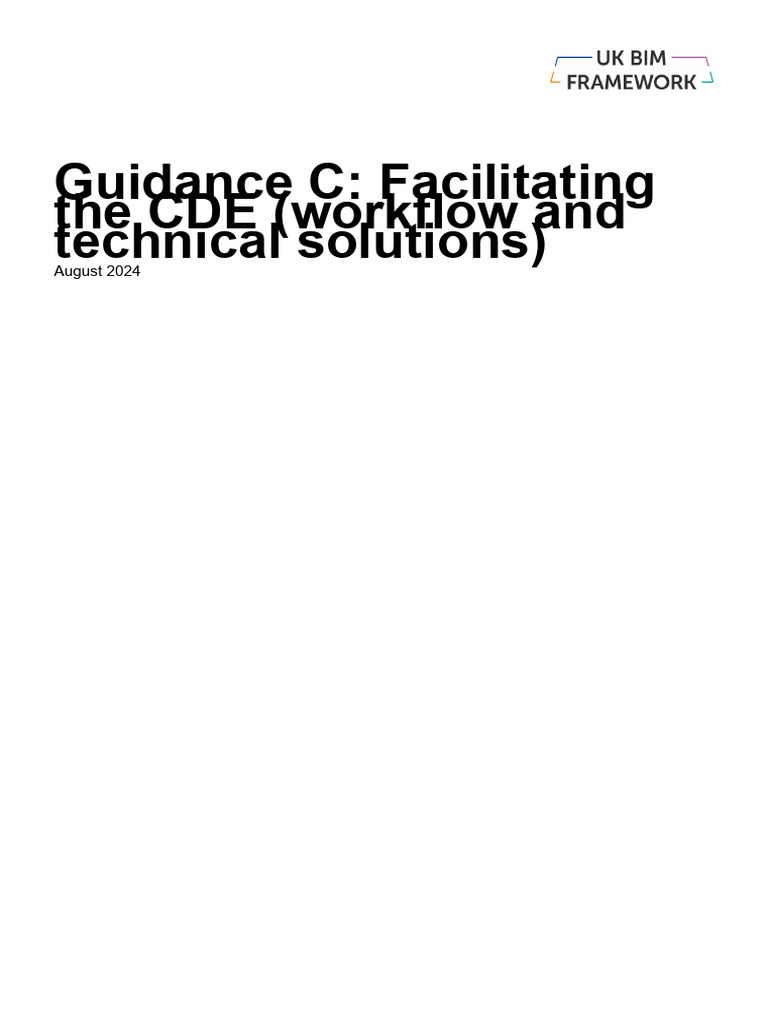 Guidance C Facilitating The Cde Workflow and Technical Solutions | PDF