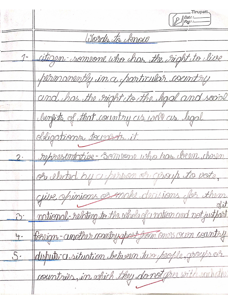 Revision Worksheet | PDF