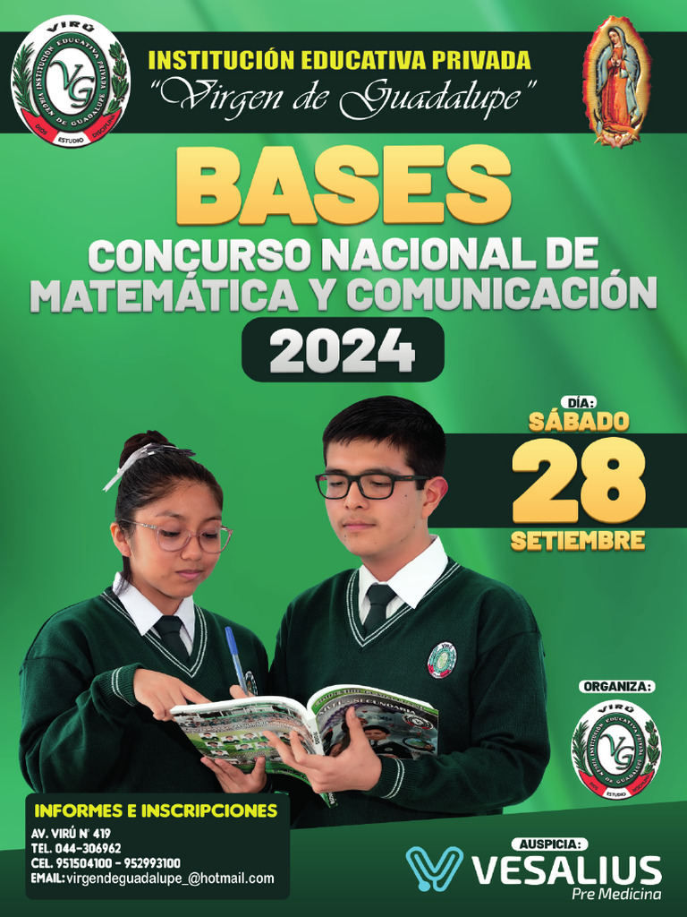 Bases Concurso Nacional de Matemática y Comunicación | PDF