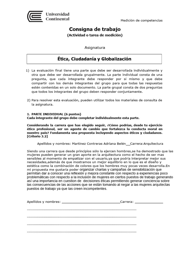 Consigna | PDF