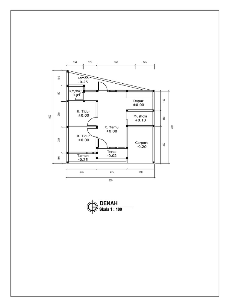 Denah 2 | PDF