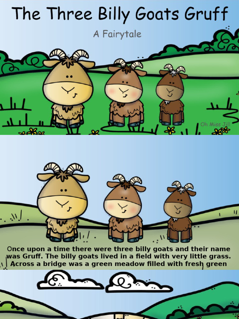 The Three Billy Goats Gruff | PDF | Young Adult