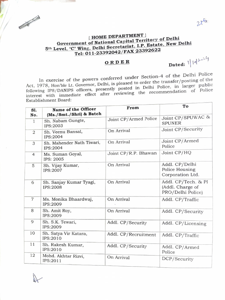 Transfer Order | PDF