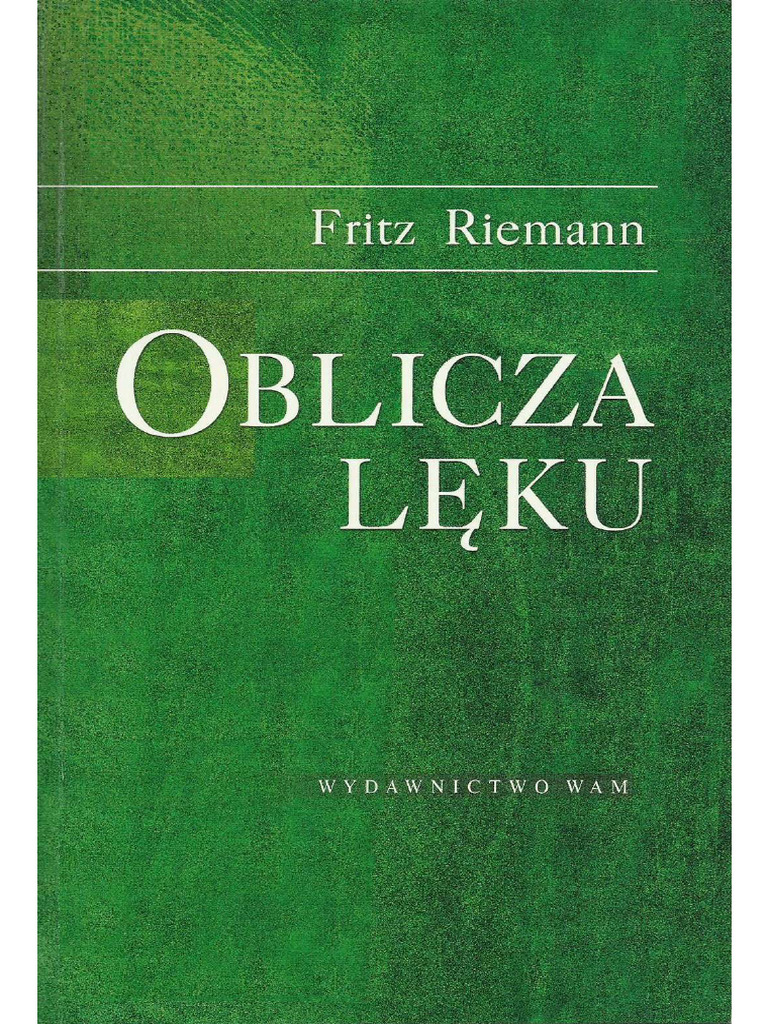 Oblicza Lęku Fritz Riemann | PDF