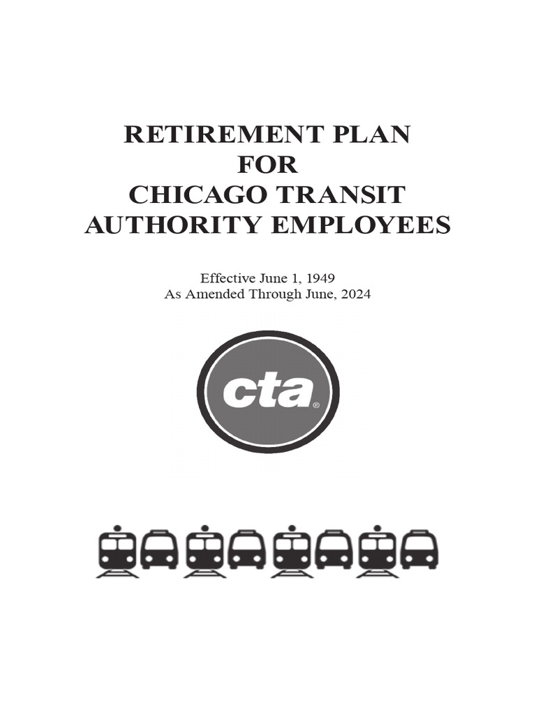 CTA Retirement Plan Booklet 2024 | PDF | Employment | Law