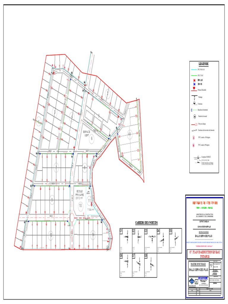 07 PLAN D'ADDUCTION EN EAU POTABLE-Model | PDF