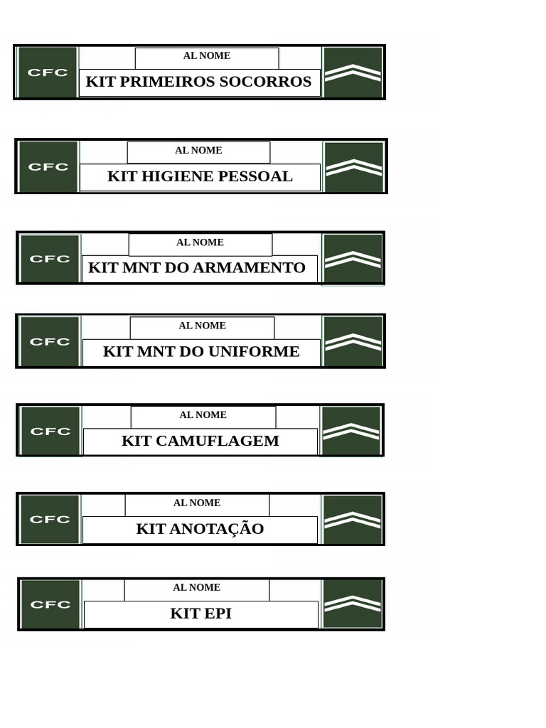 Cópia de Kits CFC | PDF