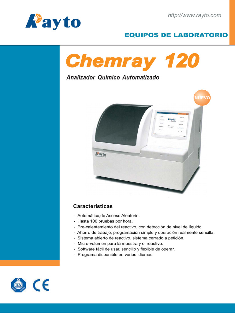 Rayto Analizador Chemray 120 | PDF