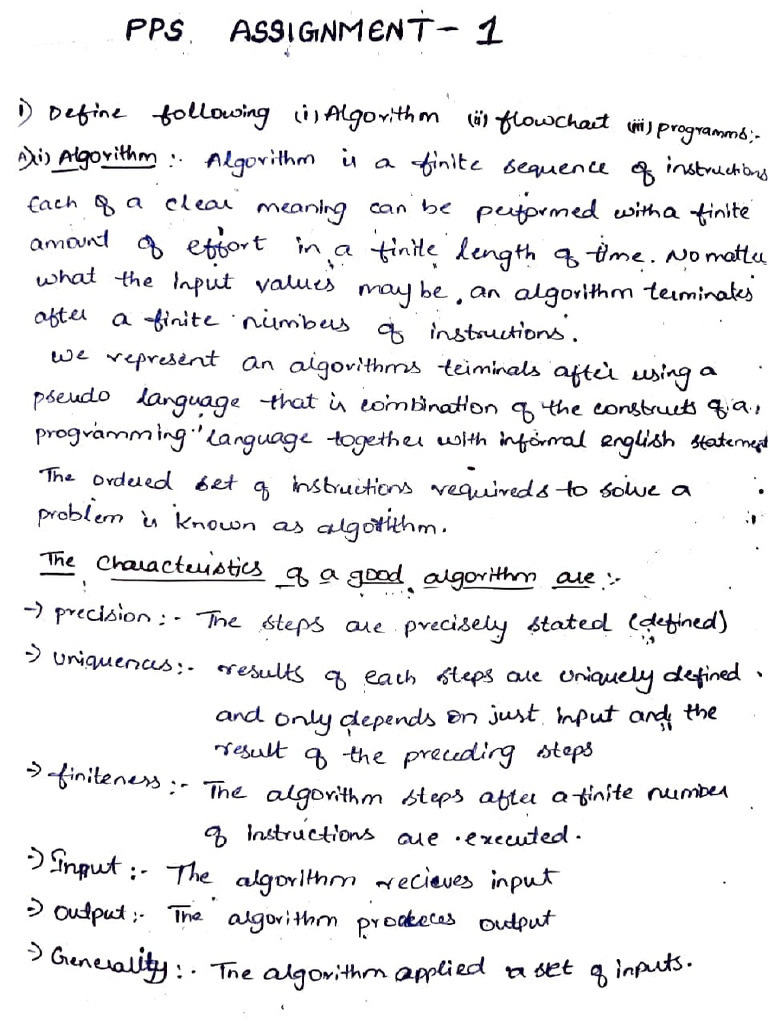 Pps Assignment 1, 20D01A0575 | PDF | Algorithms And Data Structures ...
