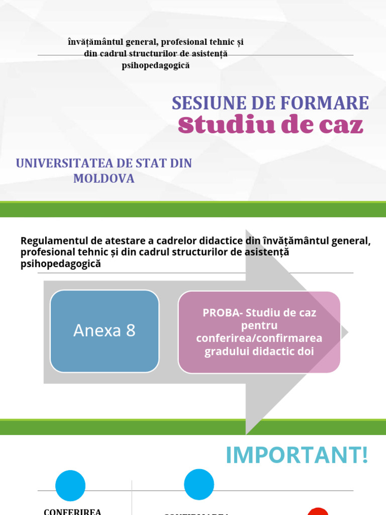 USM - Studiu de Caz.2 | PDF